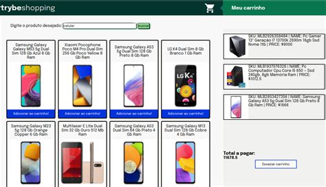 github pedroicn 10th shopping cart project simulator of an online