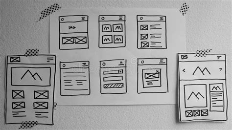 Website Design Wireframe Examples Of Web And Mobile Wireframe Sketches