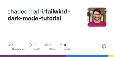 GitHub Shadeemerhi Tailwind Dark Mode Tutorial