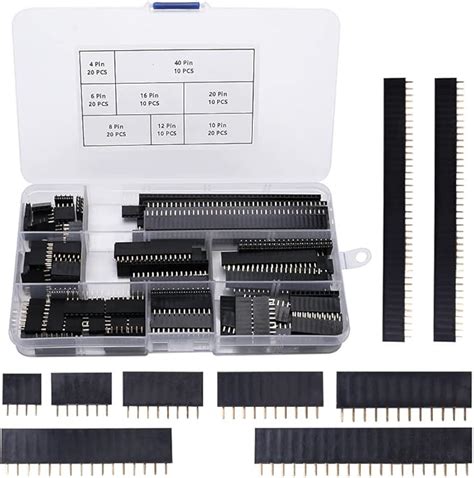 Voogenzek 120 Pièces 254mm Pcb Carte Femelle Broche Connecteur Socket