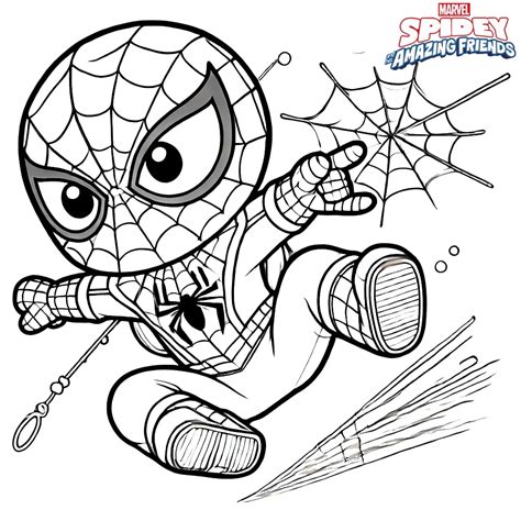 81 Coloriage Spidey Gratuit Amuse Toi Avec Tes Héros