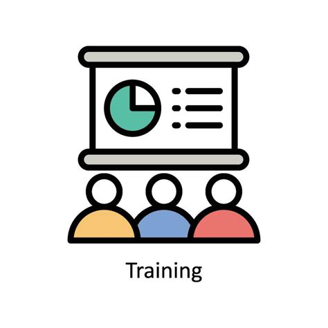 Training Vector Filled Outline Icon Design Illustration Business And