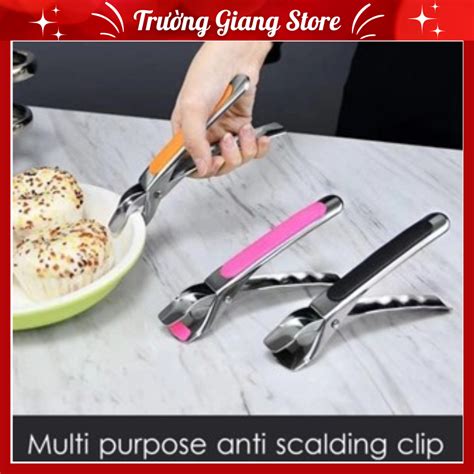 High Quality Stainless Steel Hot Tongs Anti Hot Hands When Carrying