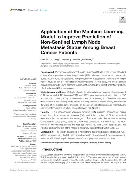 Pdf Application Of The Machine Learning Model To Improve Prediction