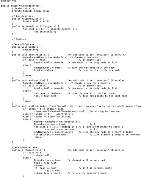 Solved In This Assignment You Will Convert The Mylinkedlist