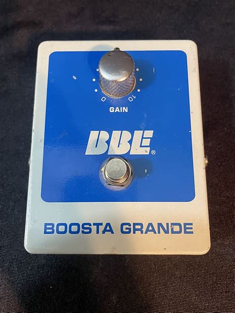 Bbe Boosta Grande Pedal Reverb