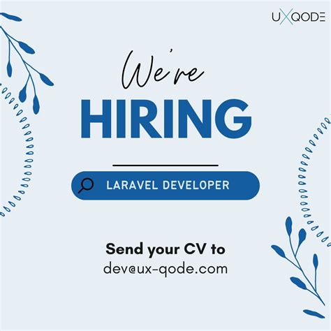 ux qode on linkedin hiring laraveldeveloper nepal uxqode jobsnepal