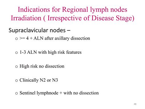 Regional Lymph Node Management In Breast Cancer Ppt