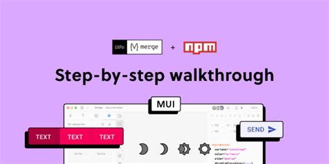 Integrate Uxpin Merge With Mui A Guide To Npm Integration