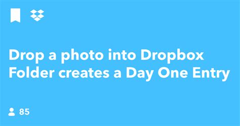 Drop A Photo Into Dropbox Folder Creates A Day One Entry Ifttt