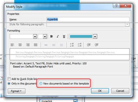 links how to remove underline for hyperlink when composing message in