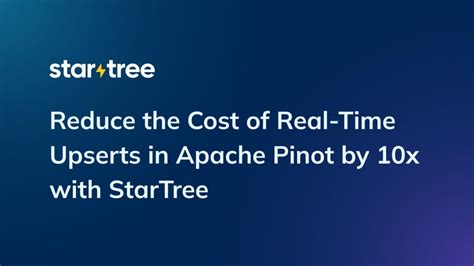 jitender aswani on linkedin reduce the cost of upserts in apache pinot