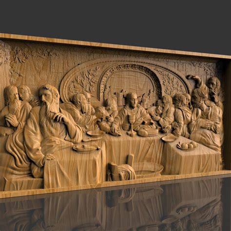 3d Last Supper Model Etsy