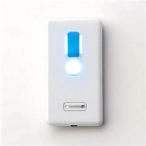 Bluetooth Smart Light Switch On A Plain White Background Premium AI Generated Image