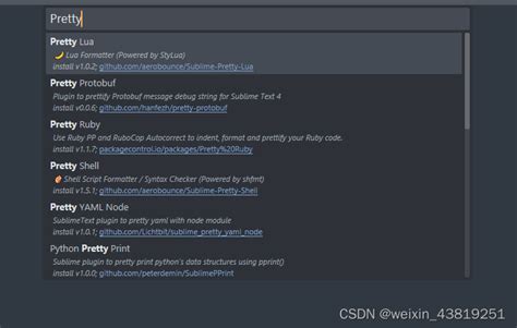 sublime text3使用json格式化插件 sublime json插件 csdn博客