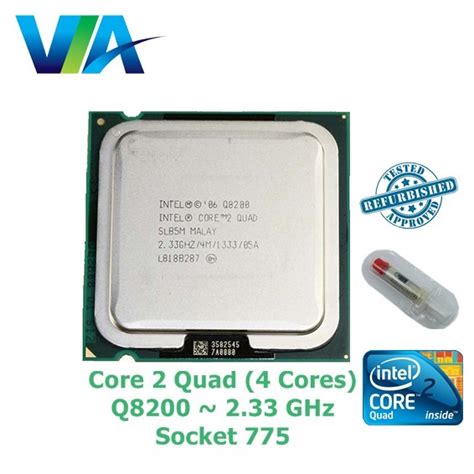 Intel® Core 2 Quad Processor Q8200 2.33 GHz, Socket 775, 4 Cores ...