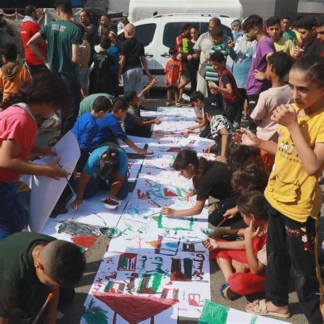 نقاشی به کودکان غزه کمک می کند ترس را از خود دور کنند تصاویر 2410