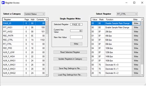 How To Change The Sample Rate In RTS Mode Of ADcmXL Q A MEMS Inertial Sensors