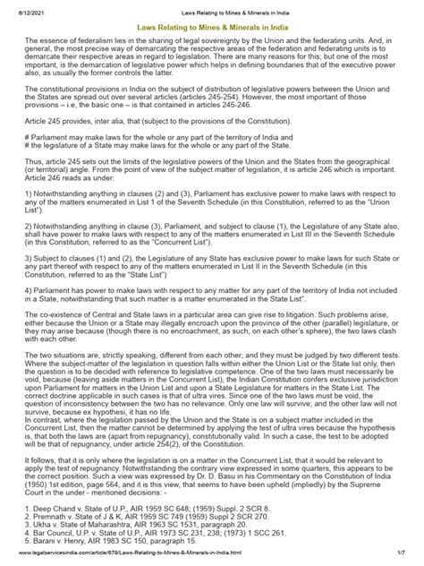 Consti Laws Pdf Lease Mining