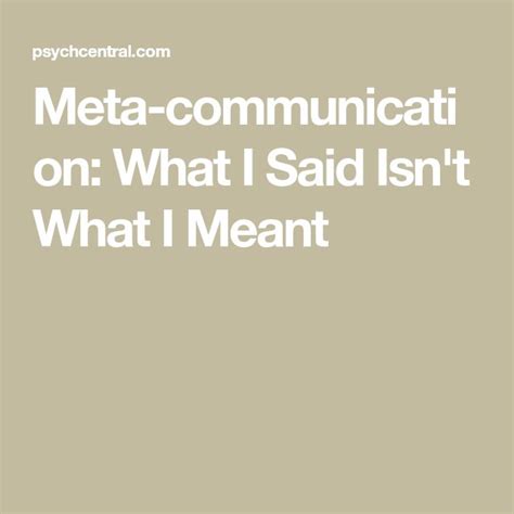 What Is Metacommunication In Interpersonal Relations Ask For Help Sayings Interpersonal