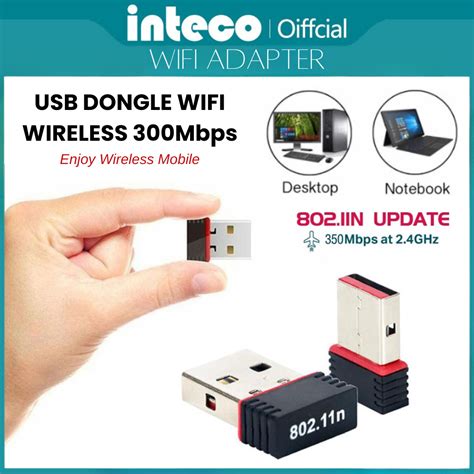 Jual USB WiFi Adapter Wireless MINI Network Dongle MBPS Penangkap Sinyal Wifi Shopee Indonesia