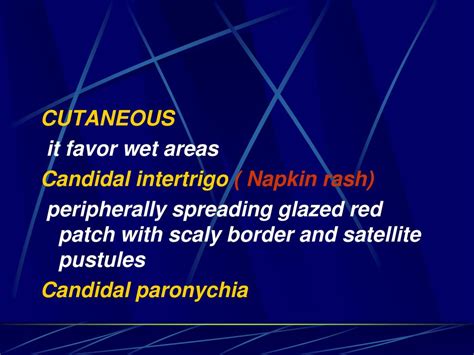 Cutaneous Infections And Infestations Ppt Download