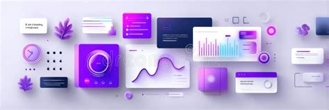 Digital Interface Design Showcasing Vibrant Colors And Data