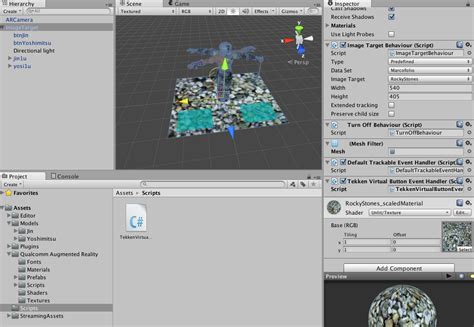 Virtual Buttons In Augmented Reality With Vuforia And Unity