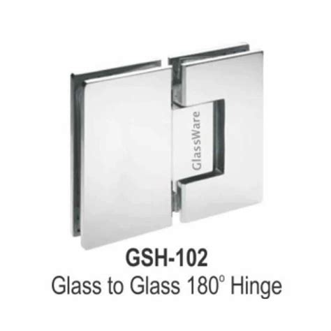 Gsh 102 Glass To Glass 180 Degree Shower Hinges At ₹ 700 Piece Shower Hinge In Agra Id