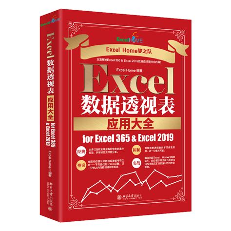 Excel数据透视表应用大全 For Excel 365and Excel 2019 Excel Home中文版北京大学出版社