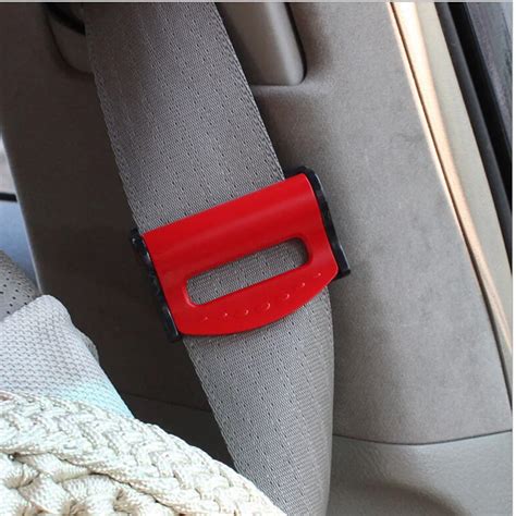 2 개 안전 자동차 부품 안전 안전 벨트 버클 클립 안전 벨트 스토퍼 조절기 클립 어깨 목 자동차 스트랩 클립자동 잠금장치