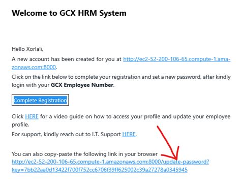 How To Login And Create Your Password On The GCX HRM System GCX I T Support System Help Desk