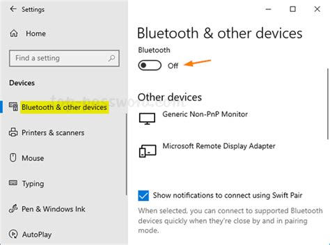 4 ways to disable or enable bluetooth in windows 10 password recovery