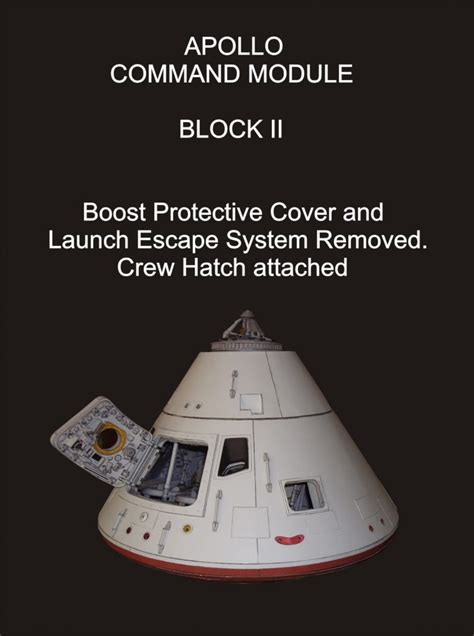1 12 Apollo Command Module Paper Model Ecardmodels