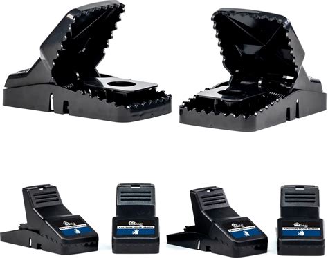 Daniq Extra Large Rat Trap Reusable Heavy Duty Pack Of 2 Rat Traps For