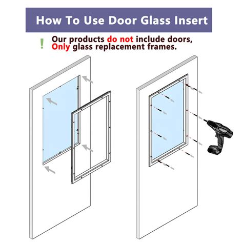Chic Mode Exterior Door Glass Replacement Entry Door 22 X 36 Insert