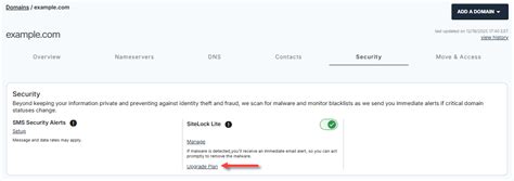 Navigating The Domain Security Tab