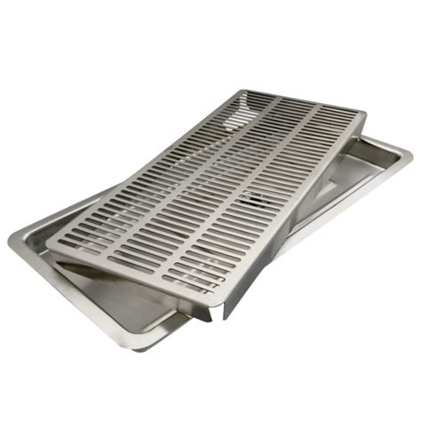 16″ X 7″ Flush Mount Drip Tray Brushed Stainless