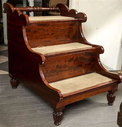 William Iv Mahogany Bedside Steps At 1stdibs Bedside Stairs Antique