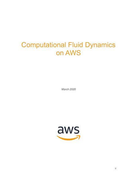 Pdf Computational Fluid Dynamics On Awsintroduction Fluid Dynamics