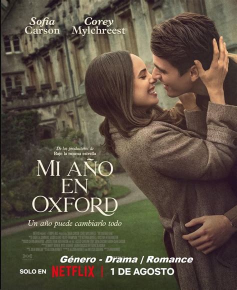 Pelisiplo Mi Año En Oxford My Oxford Year Género Drama Romance