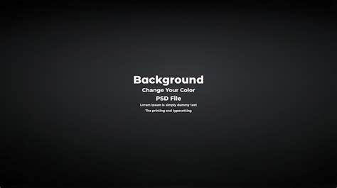 Psd 추상적인 검은색 그라디언트 배경 빈 어두운 텍스처 벽지 프리미엄 Ai 생성 Psd