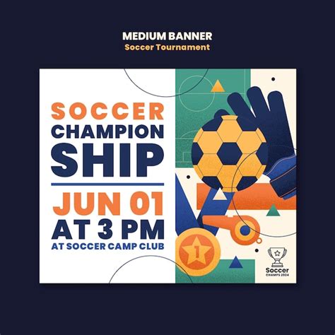 Premium Psd Soccer Champions Template