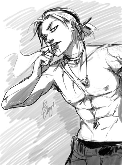 Finding Nemo Gill Sketch By BlayneFox On DeviantArt