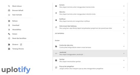 Cara Mengaktifkan Javascript Google Chrome Di PC Dan HP