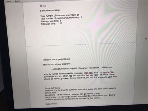 Solved Write A Simulation Program To Simulate Lines At A