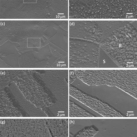Sem Micrographs Of Ni Deposited At Current Densities Of A B 2