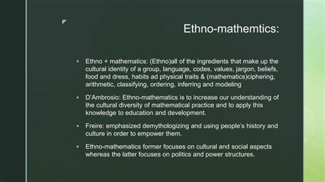 Critical Pedagogy For Critical Mathematics Education Ppt