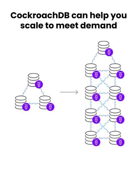 Cockroachdb Allows For Elastic Automated Horizontal Scaling For Both
