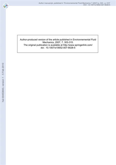 Pdf Automatic Sensitivity Analysis Of A Finite Volume Model For Two